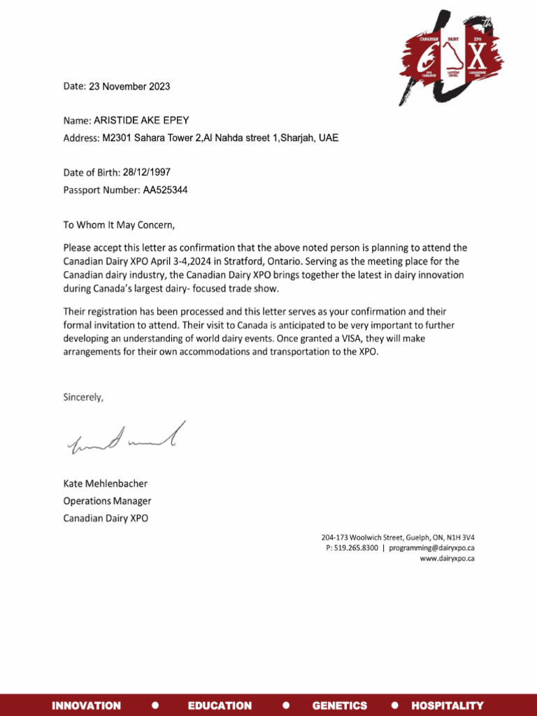 International-Invitation-Letter-20241 | PDF