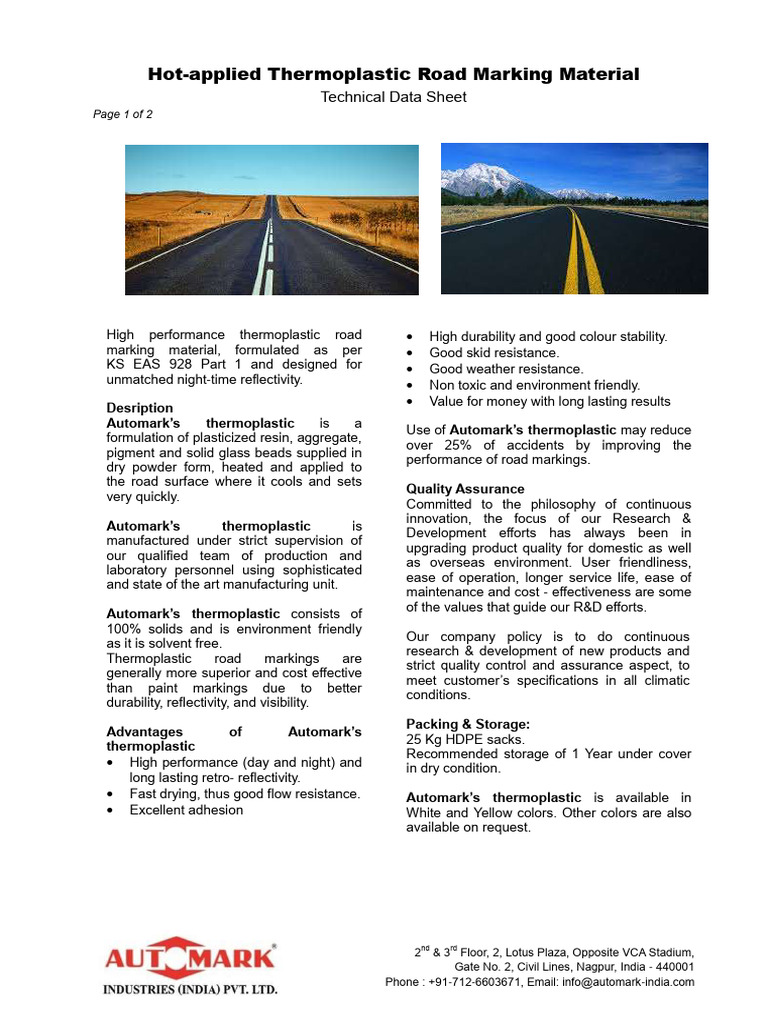 TDS Thermoplastic Kenya | PDF | Thermoplastic | Titanium Dioxide