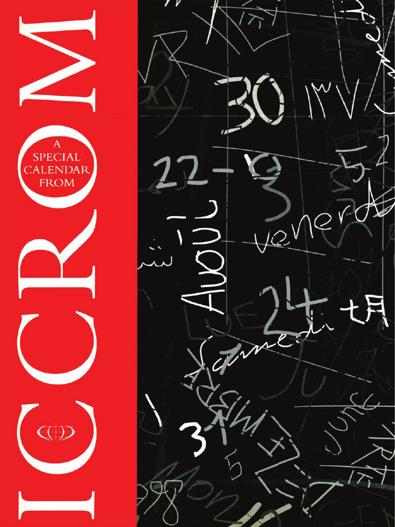 Manual - A Preventive Conservation Calendar For The Smaller Museums ...