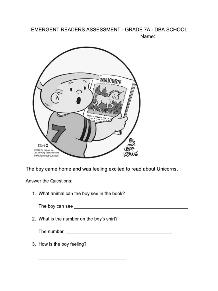 SOL Comic Strip | PDF