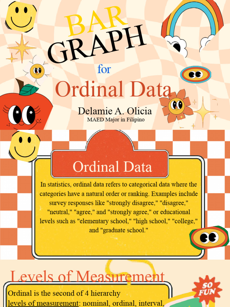 Delamie A. Olicia-Ordinal Bar Graph Final | PDF | Level Of Measurement ...