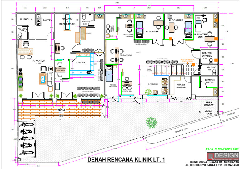 DED APOTEK & KLINIK - FIX 20 Nov 2023 - Lantai 1 | PDF