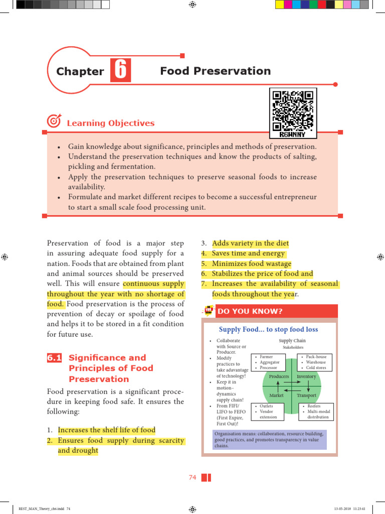 Lecture No. 25 Food Preservation | PDF | Food Preservation | Juice