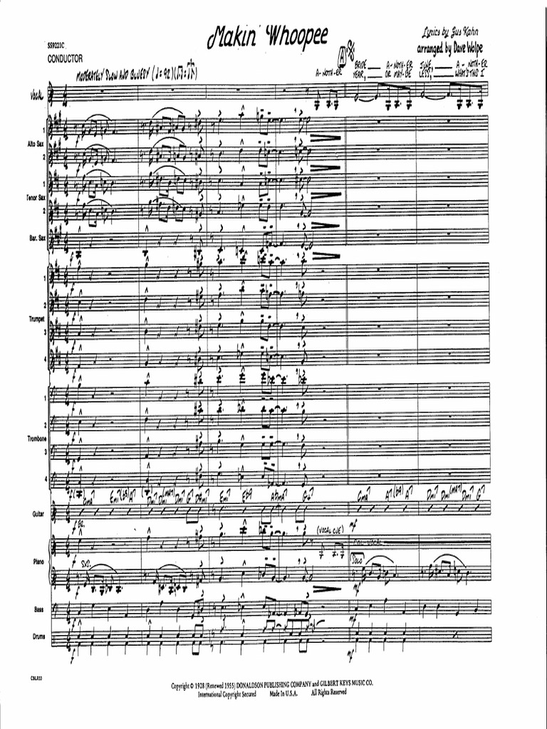 Making Whoopee - C | PDF