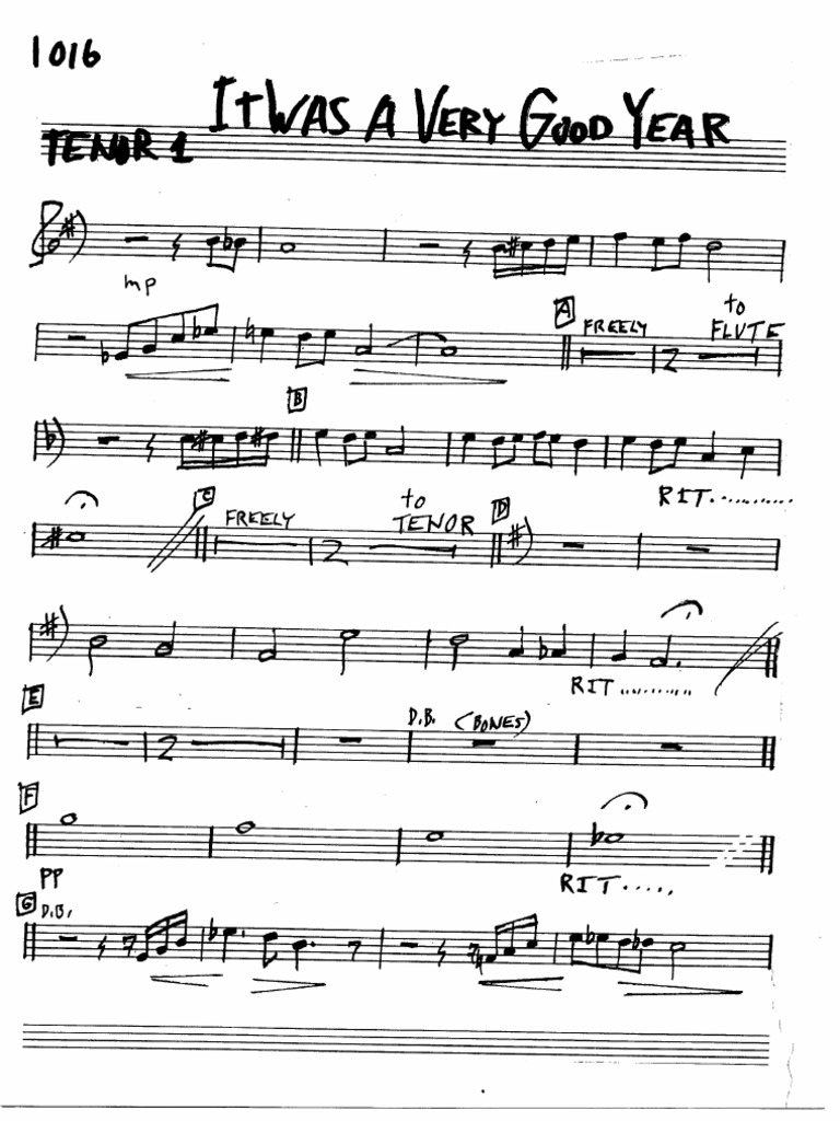 Tenor 1 PG 1 | PDF
