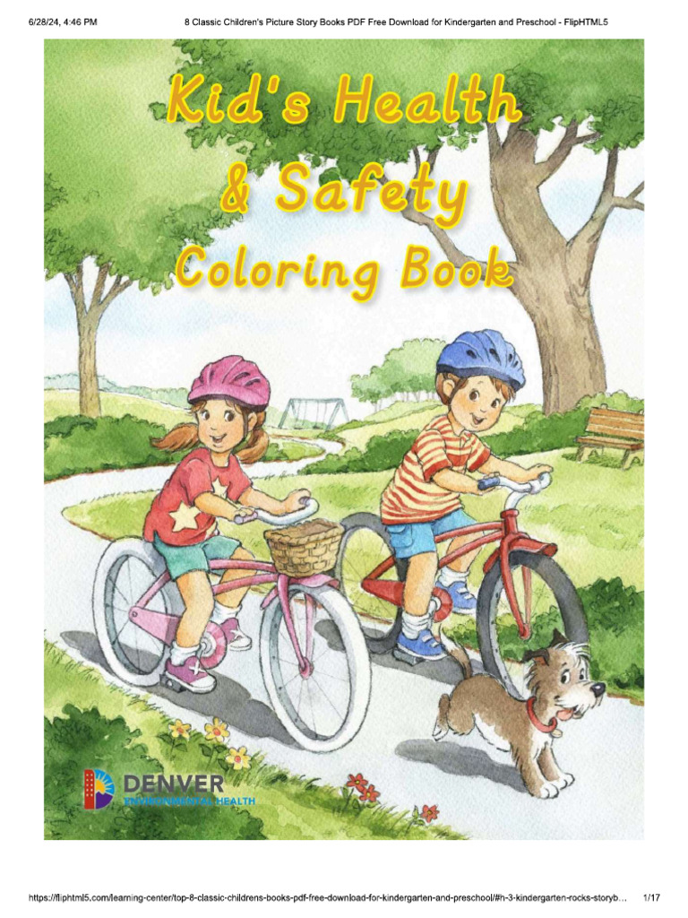 Kid's Health & Safety (Colouring Book) | PDF