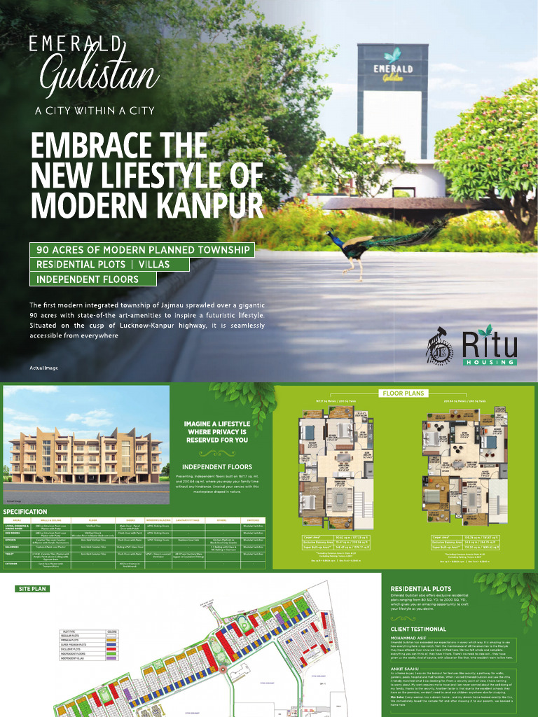 E Brochure - Emerald Gulistan - Compressed | PDF