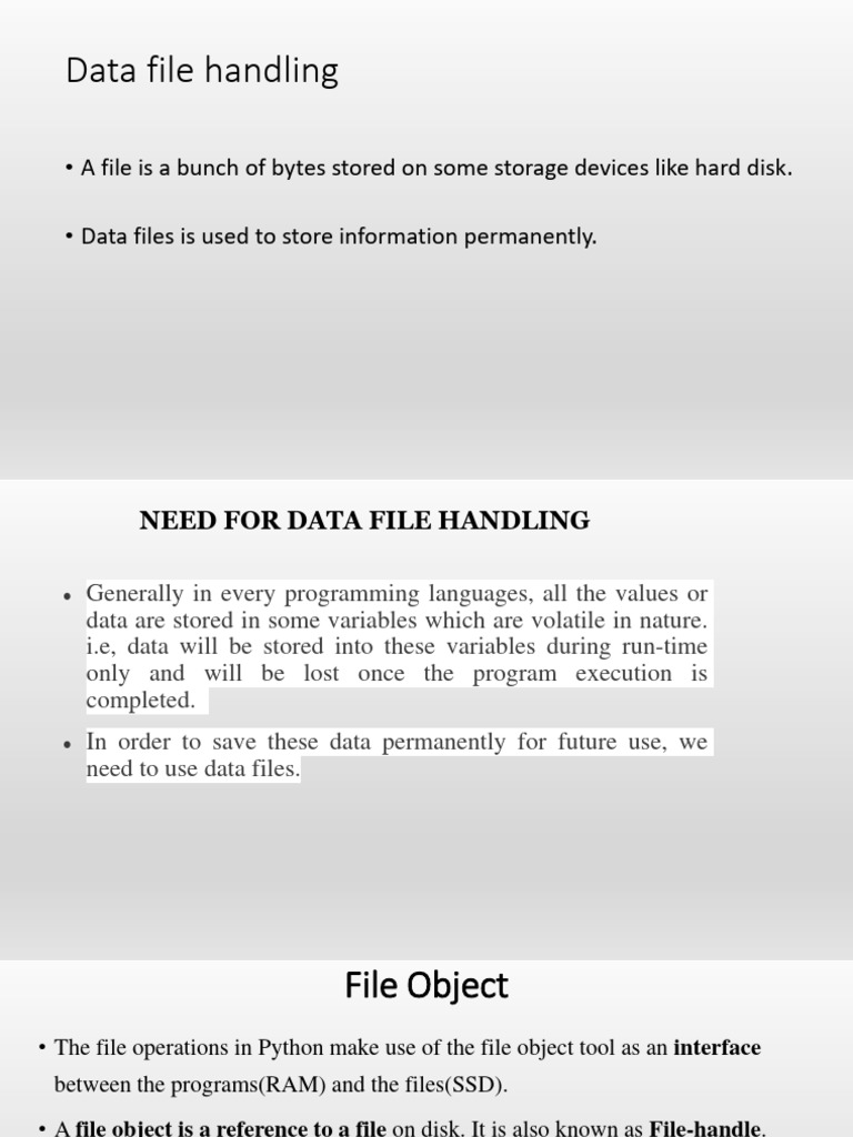 Introduction to Files | Download Free PDF | Comma Separated Values | Computer File