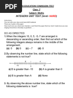 Matching Type Test | PDF | Arithmetic | Logic