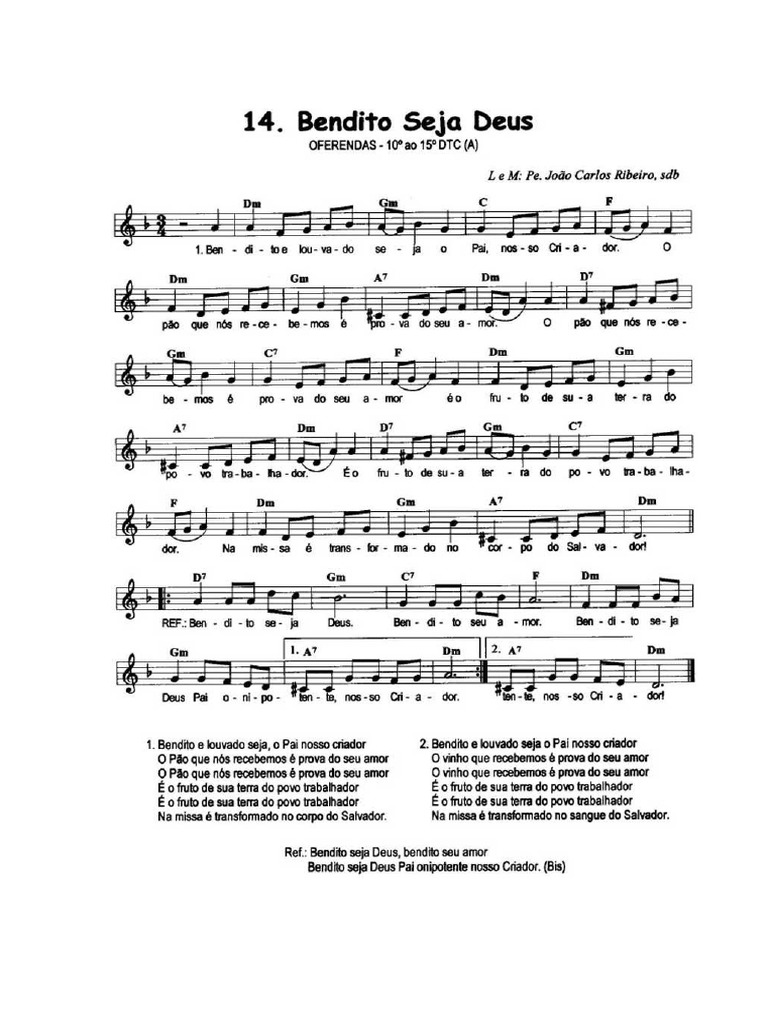 15 Bendito e Louvado Seja | PDF