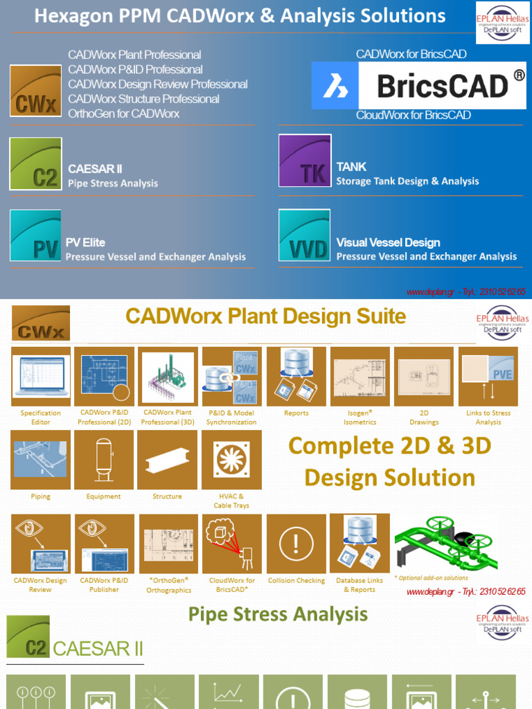 CADWorx_and_Analysis_GR | Download Free PDF | Databases | Computer Science