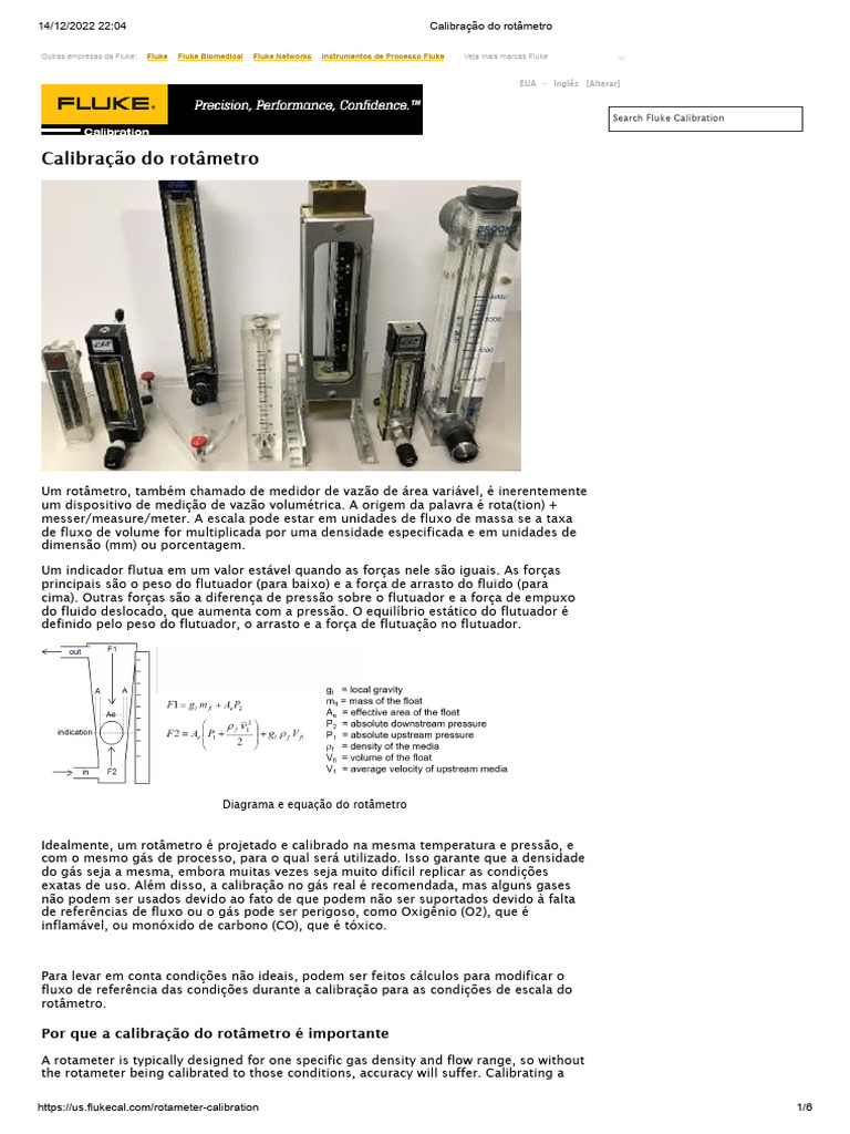 Rotameter Calibration with Molbloc | PDF | Calibration | Flow Measurement