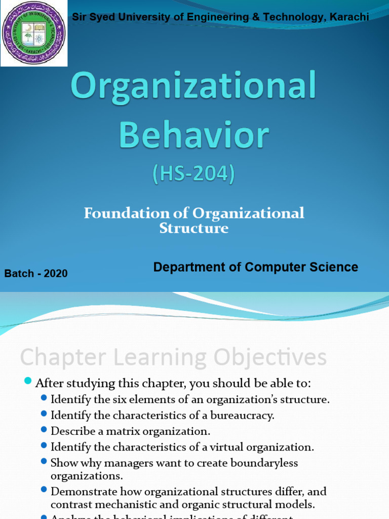 Understanding Organizational Structure | PDF | Organizational Structure ...