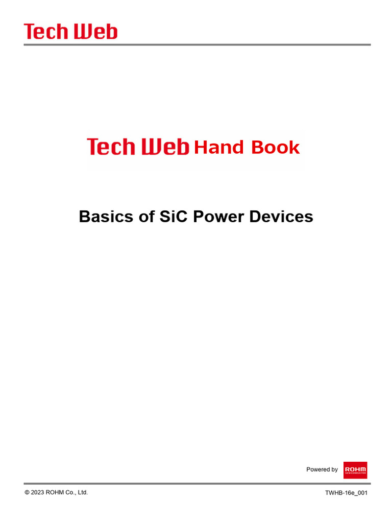 Basics of SiC Power Devices | PDF | P–N Junction | Diode