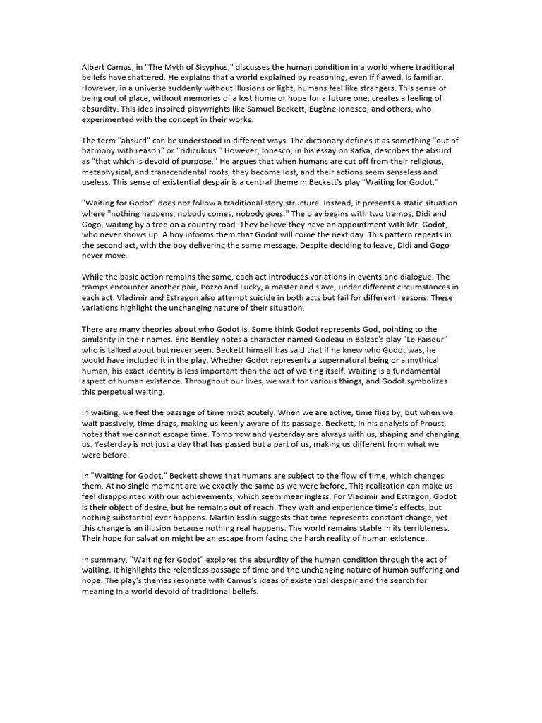 Absurd | PDF | Existentialism