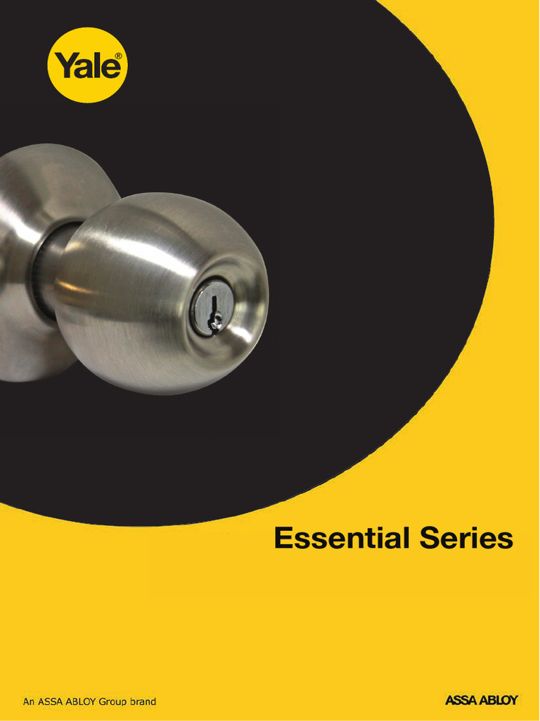 Yale Essential Series Locksets Overview | PDF