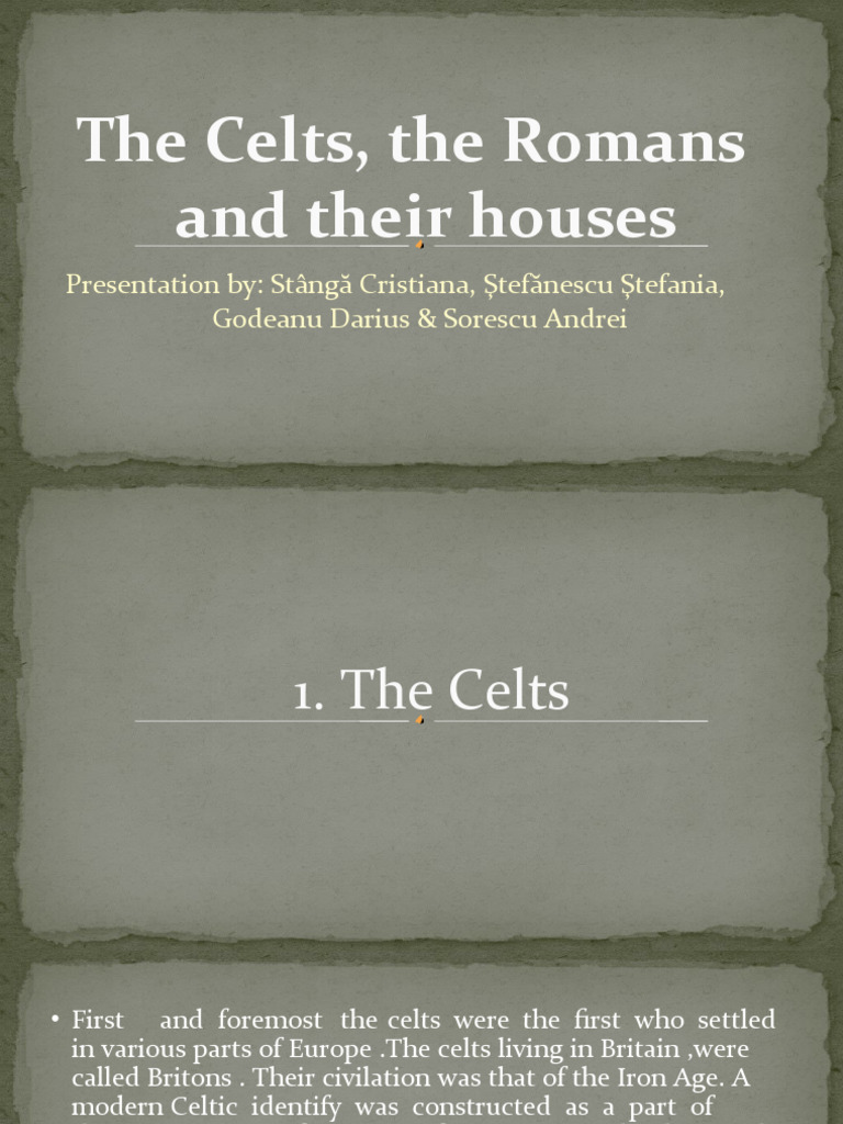 The Celts, The Romans and Their Houses (Salvat Automat) (1) | PDF ...
