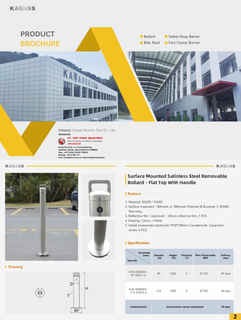 Bollard Kavass REB SM | PDF