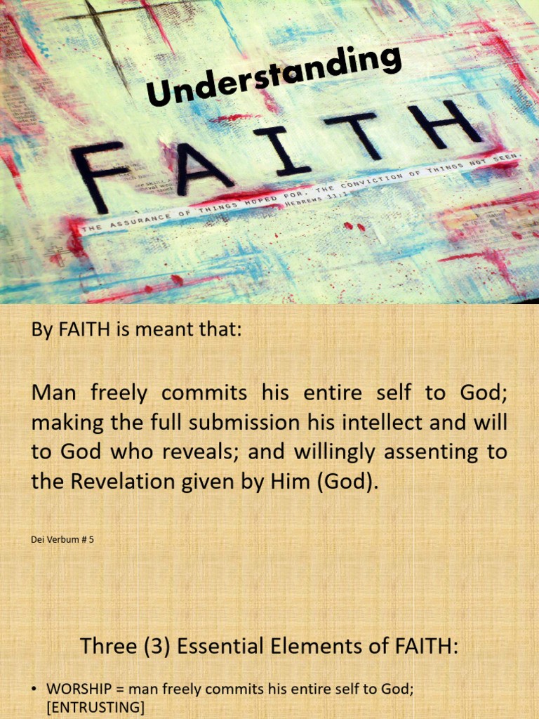 Dimensions of Faith | PDF | Faith | God