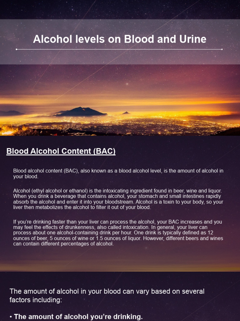 Alcohol Levels WPS Office | PDF | Alcohol Intoxication | Alcohol