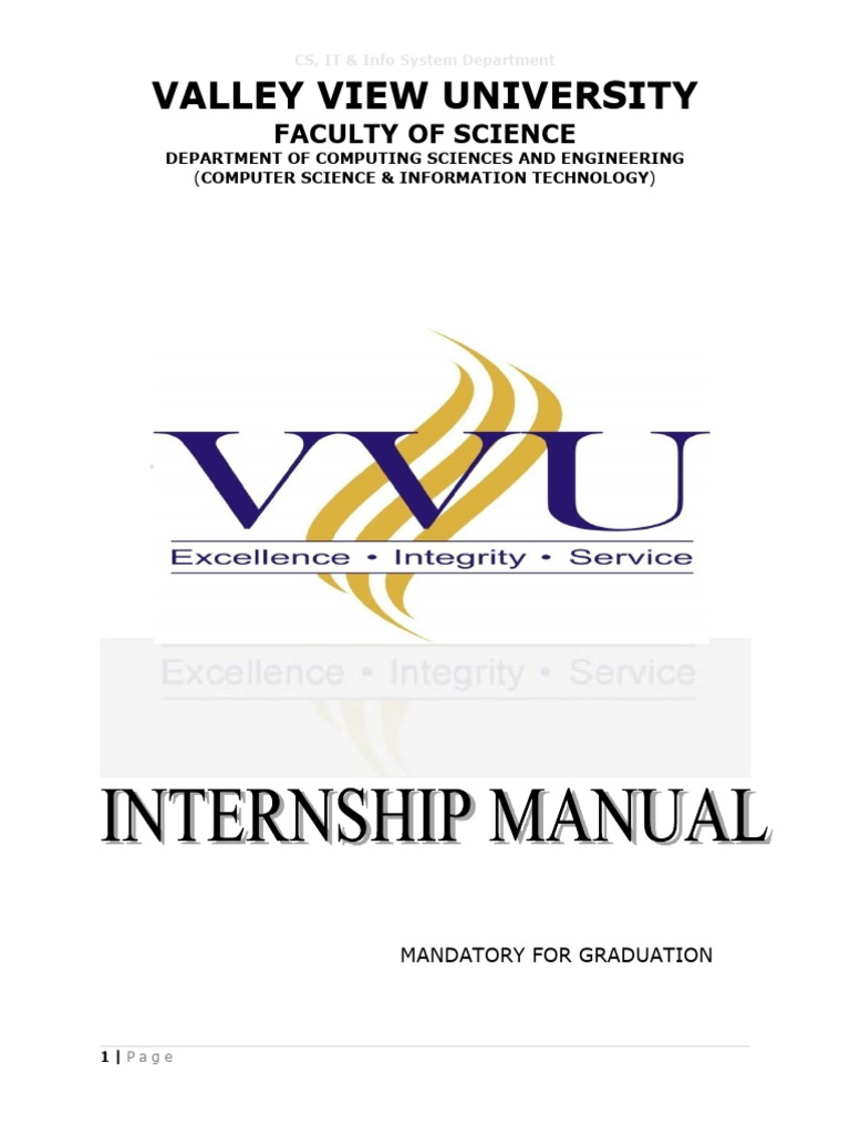 Internship Manual Update - 1aug-19 | PDF | Internship | Job Hunting