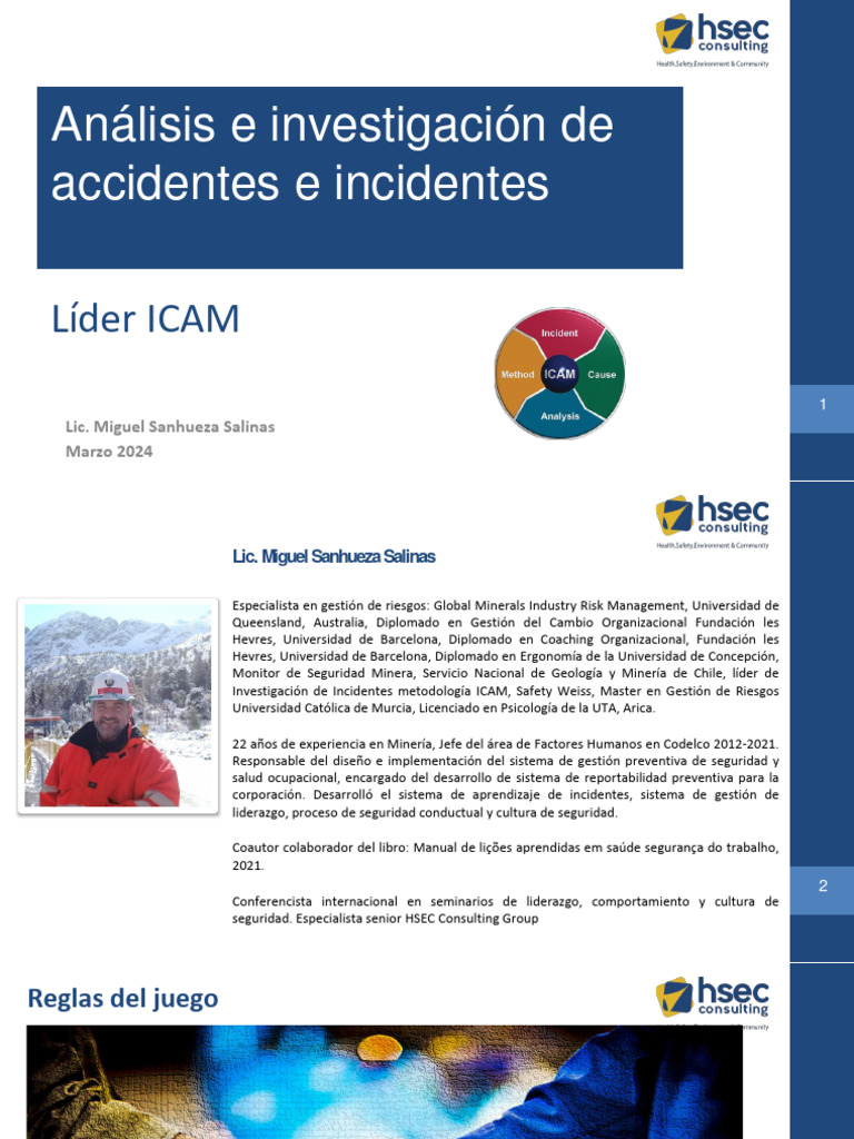 01 - Presentaciòn Curso - Icam Marzo 2024 Esp Abierto SP Ref Relator | PDF | Planificación ...