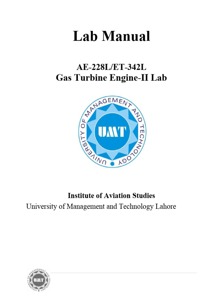 Lab Manual - GTE - II Lab | PDF | Engines | Gas Turbine