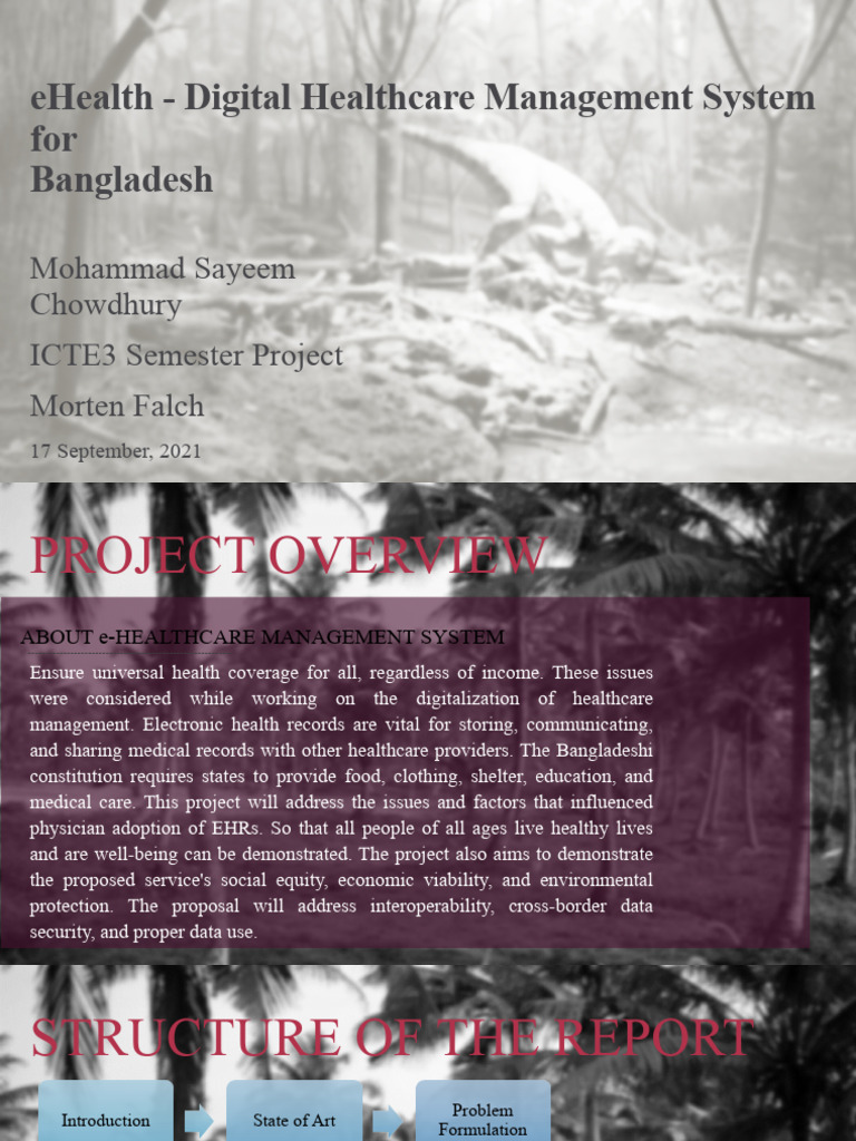 EHealth - Digital Healthcare Management System For | PDF | Electronic ...