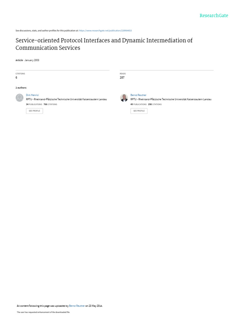 Service-oriented_Protocol_Interfaces_and_Dynamic_I | Download Free PDF | Internet Protocol Suite ...