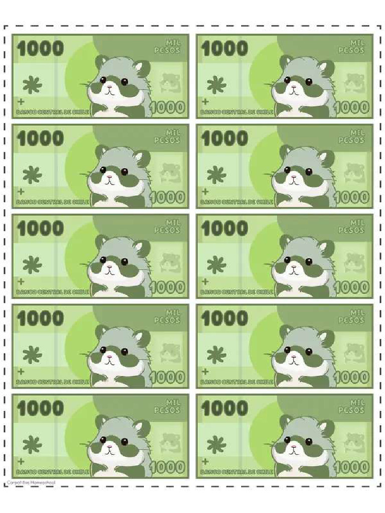 Moneda Tipo CLP Juego 1000 | PDF