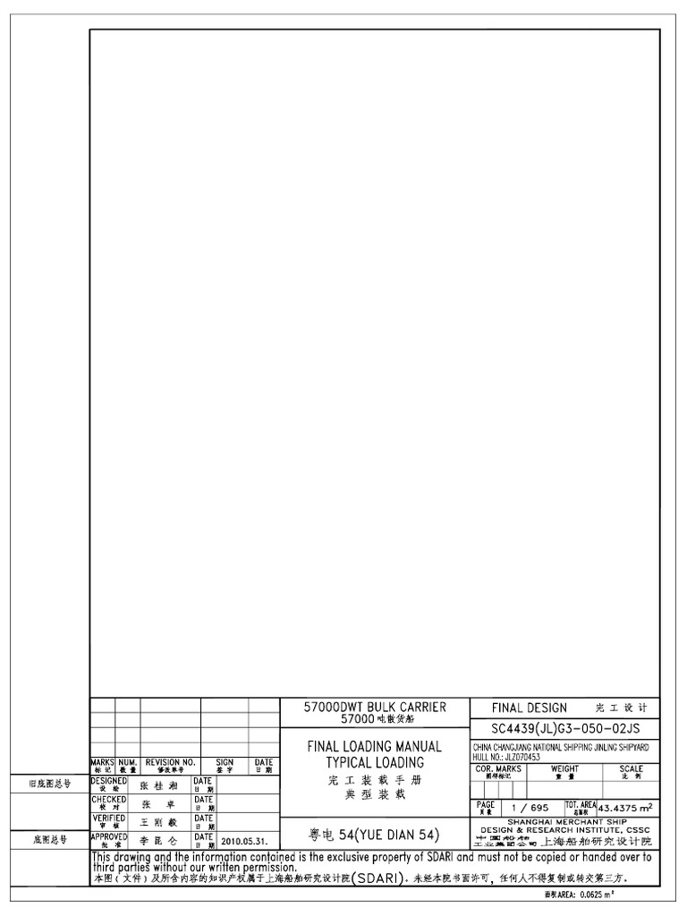 Loading and Stability Manual | PDF | Ships | Water Transport