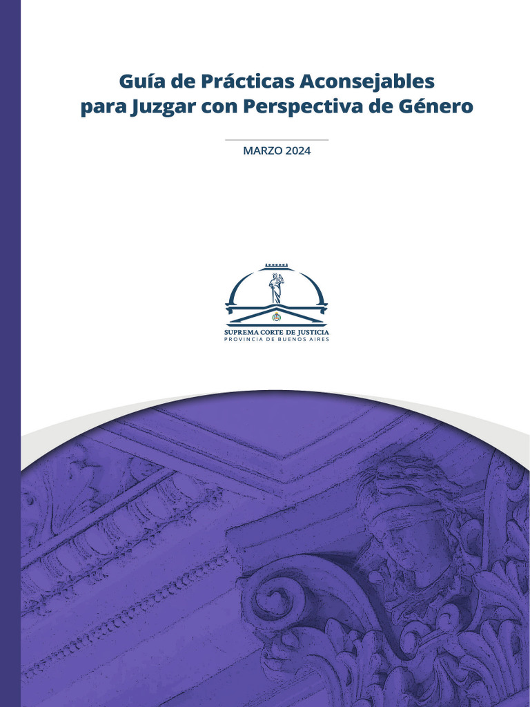 Guia_de_Practicas_Aconsejables_para_Juzgar_con_Perspectiva_de_Genero | PDF | Igualdad de género ...