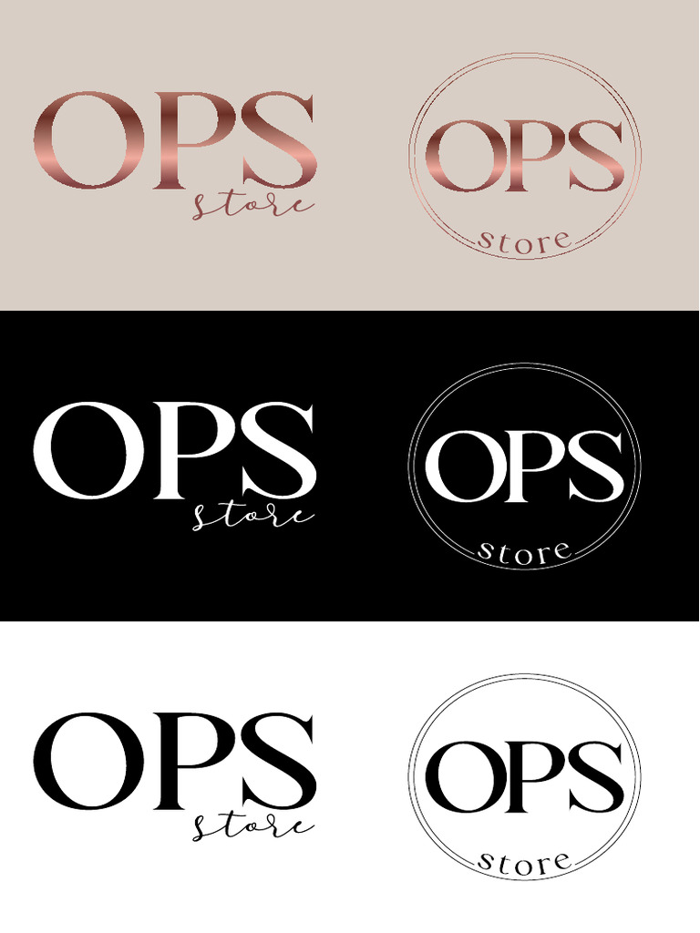 Logotipo Ops Store | PDF
