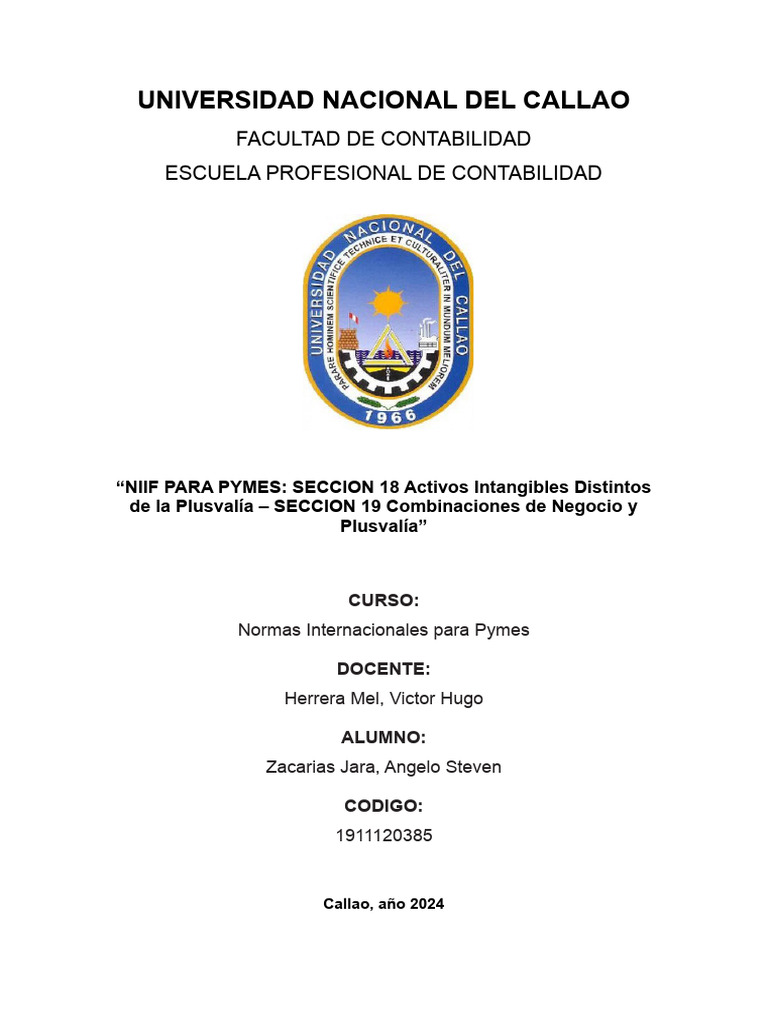 Tercer Avance Seccion 18 y 19 - Zacarias Jara Angelo Steven | PDF ...