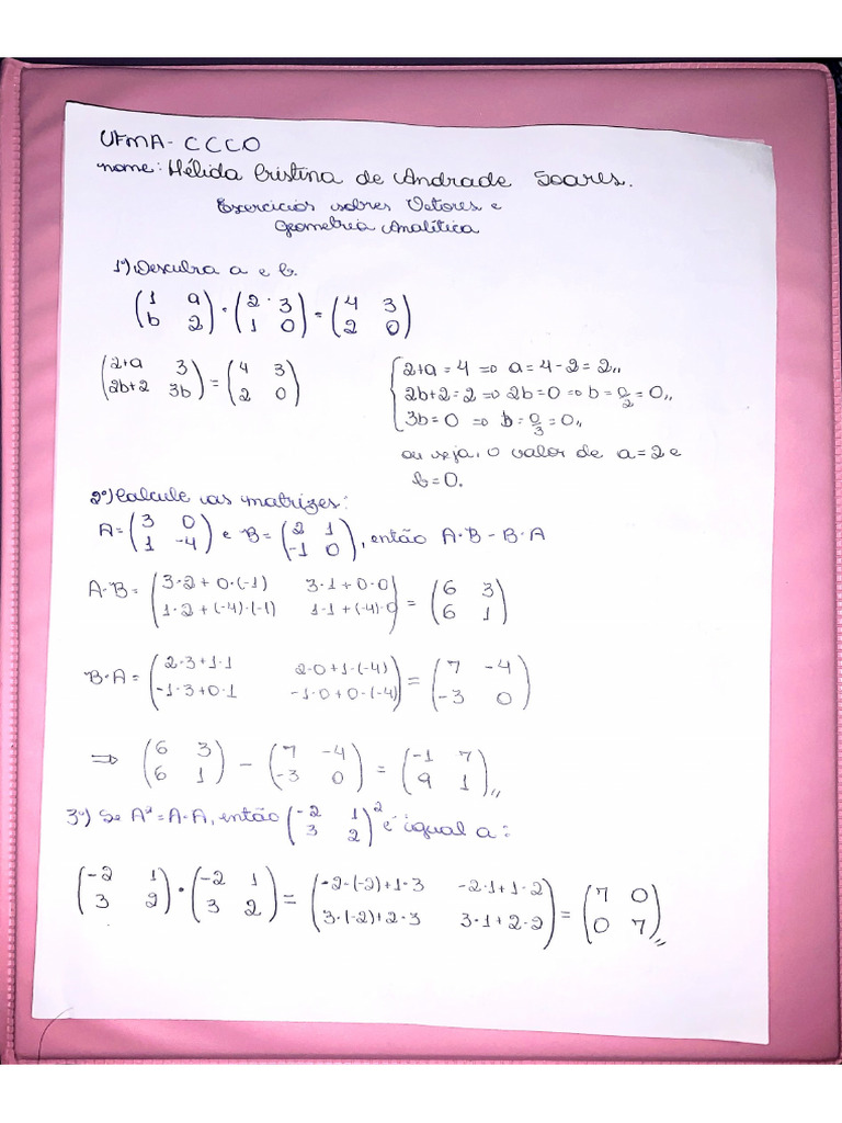 1_ativ-_Vetores | PDF