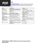 Study Material and Books For GATE ECE Preparations | PDF | Electronic ...