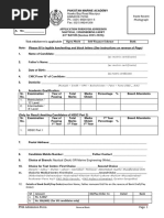 Bucet Form | PDF
