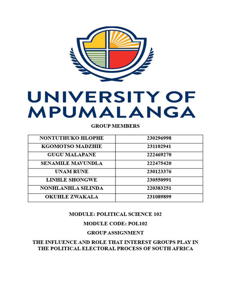 Pol102 Group Assignment-Sa | PDF | Voting | Elections