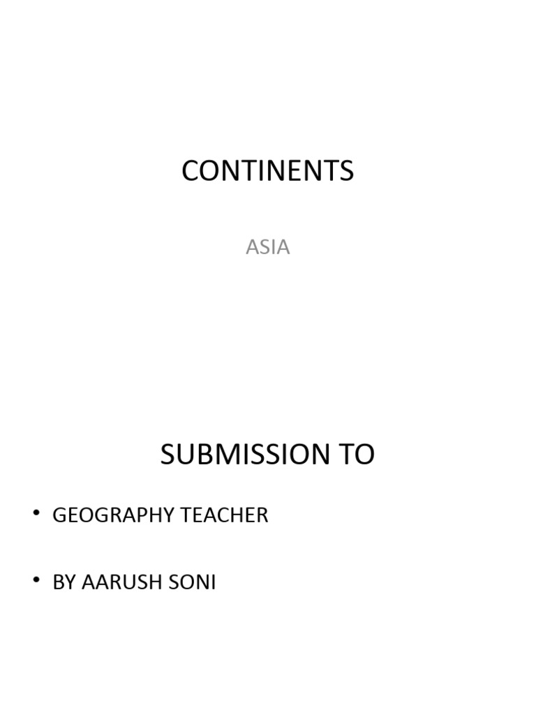Asia: A Geography Teacher's Guide | PDF