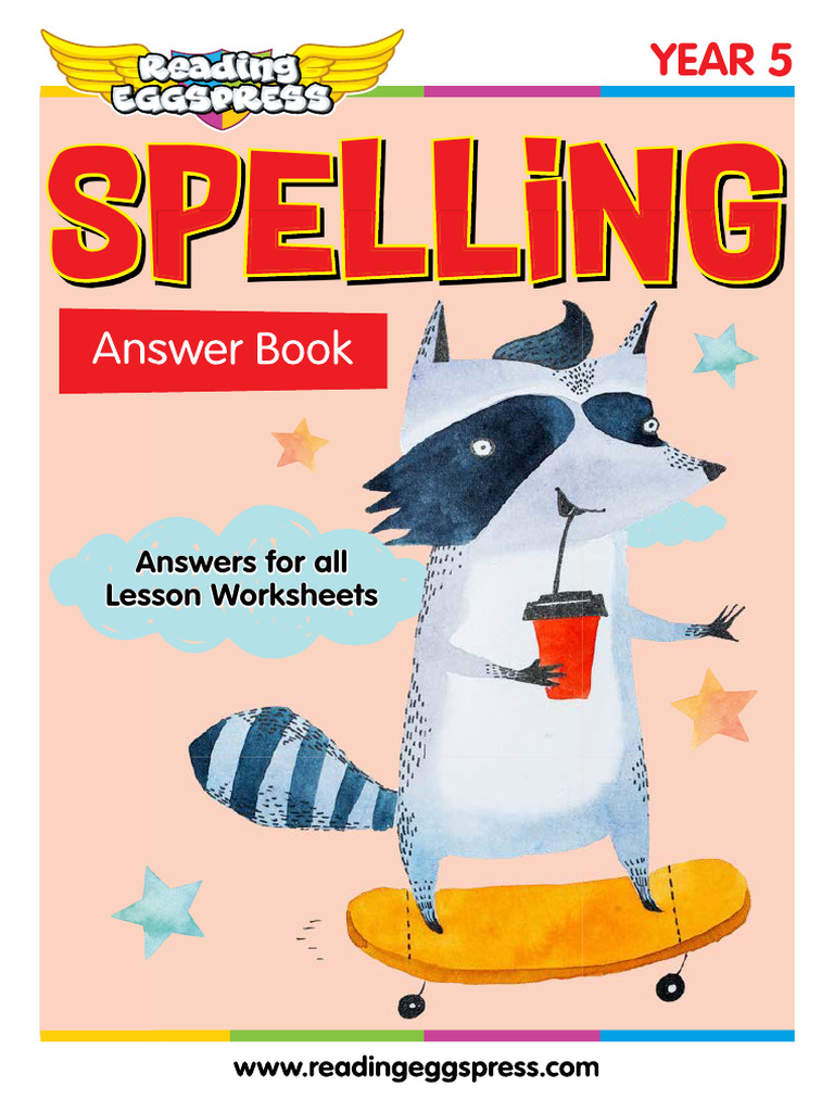 Spelling Grade 5 Answers | PDF | Copyright