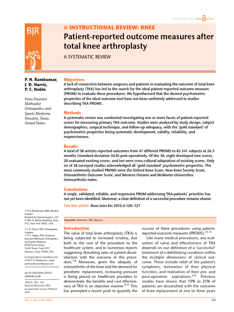 Ramkumar 2015 | PDF | Validity (Statistics) | Systematic Review