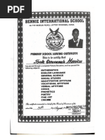 Bendel State Primary School Certificate | PDF