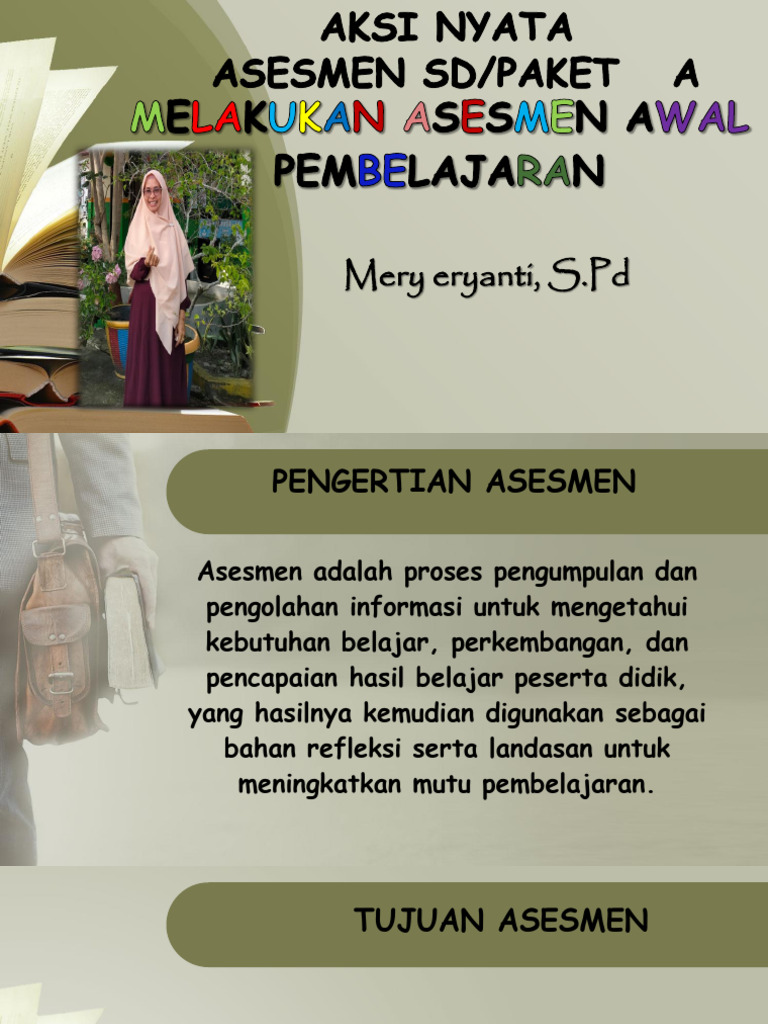 Panduan Asesmen Diagnostik Pembelajaran | PDF | Karier & Perkembangan ...