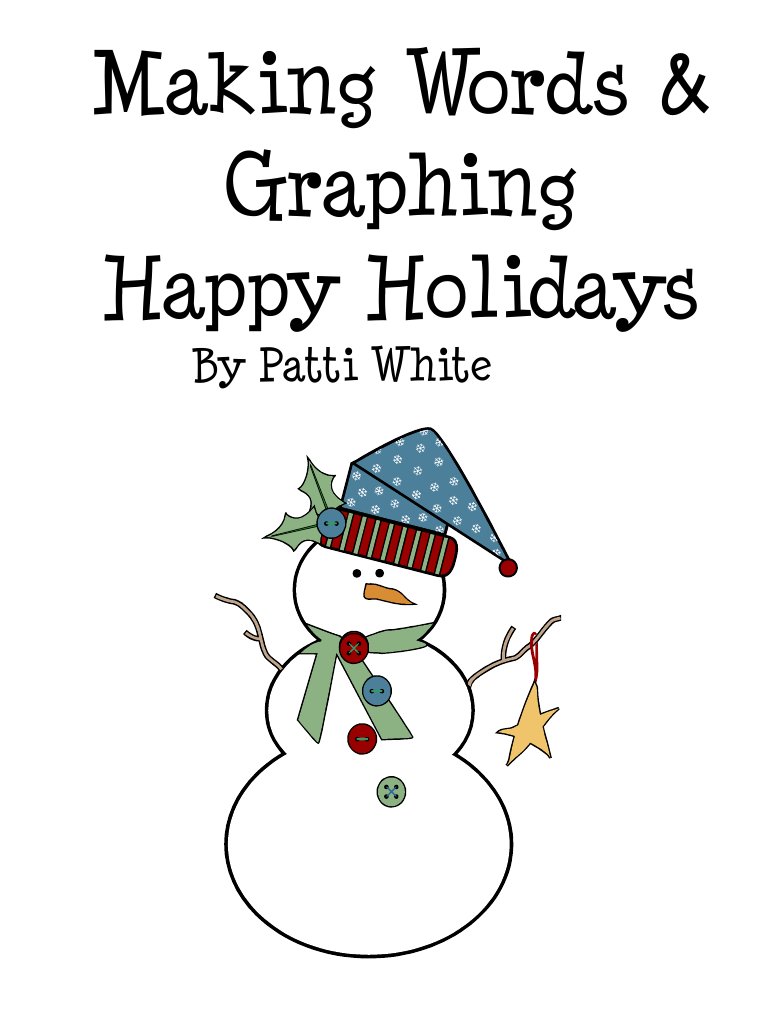 Making Words Graphing Happy Holidays Freebie | PDF