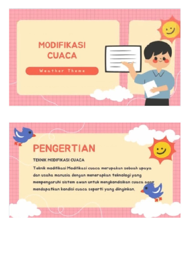Materi Modifikasi Cuaca | PDF