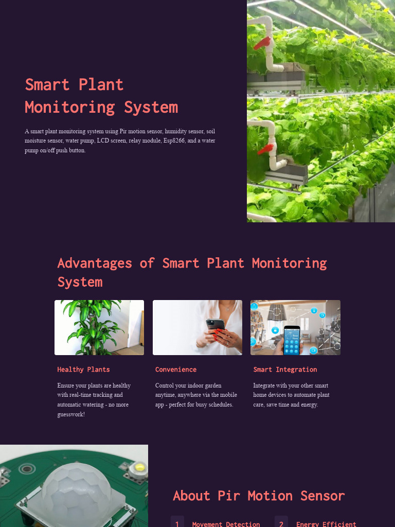 IOT Based Plant Monitoring System | PDF | Equipment