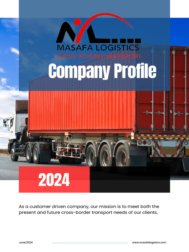 Masafa Logistics Company Profile | PDF | Logistics | Transport