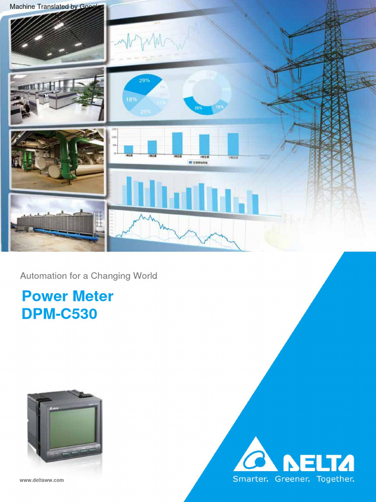 Delta IA-DPM-C530 C EN 20140326 | PDF | Ac Power | Alternating Current