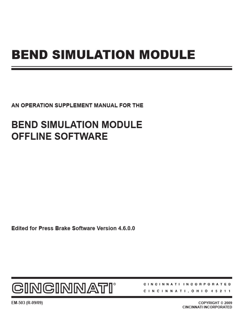 Bend Simulation Module | Download Free PDF | Computer File | Backup