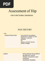 Goniometry of Hip | PDF